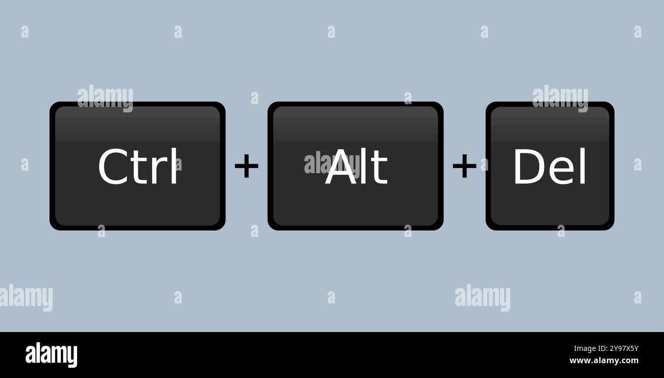 Computer keyboard hotkey combination. System key shortcut for restart ... Computer keyboard hotkey combination. System key shortcut for restart ...
