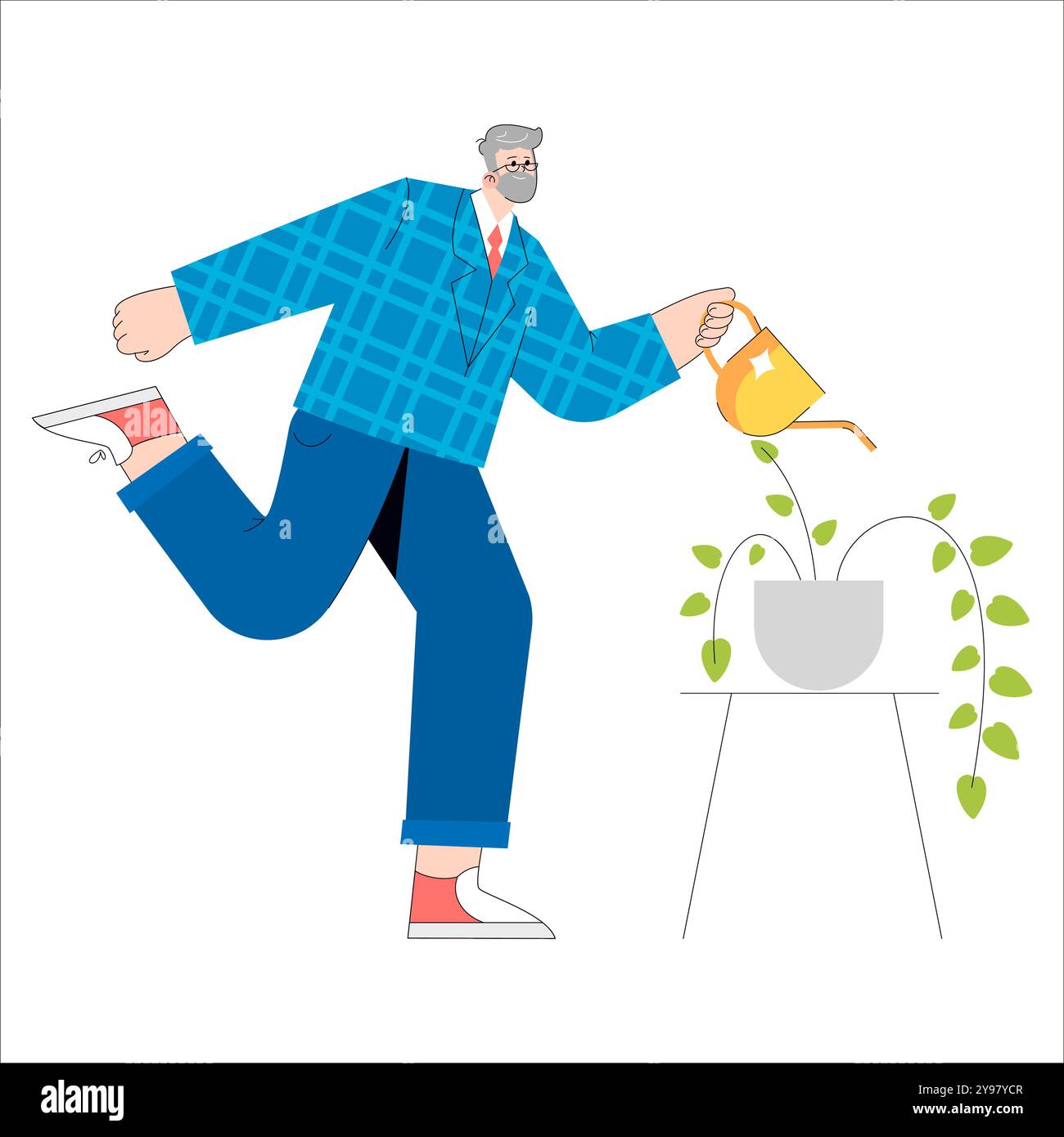 Seasoned with care Stock Vector Images - Alamy