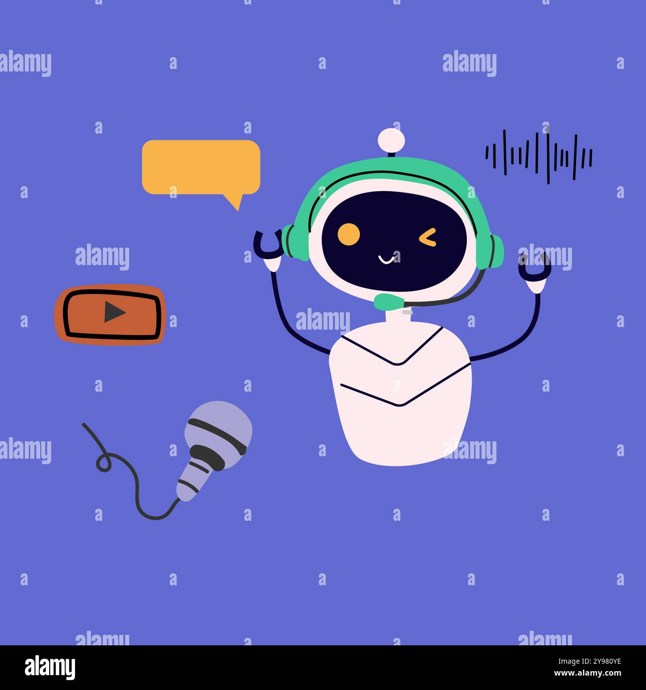 Dialogue chat bot in Stock Vector Images - Alamy