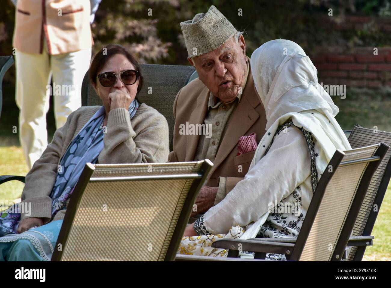 Srinagar, India. 09th Oct, 2024. President of Jammu & Kashmir National ...