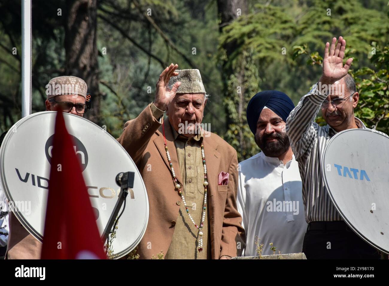 Srinagar, India. 09th Oct, 2024. President of Jammu & Kashmir National ...