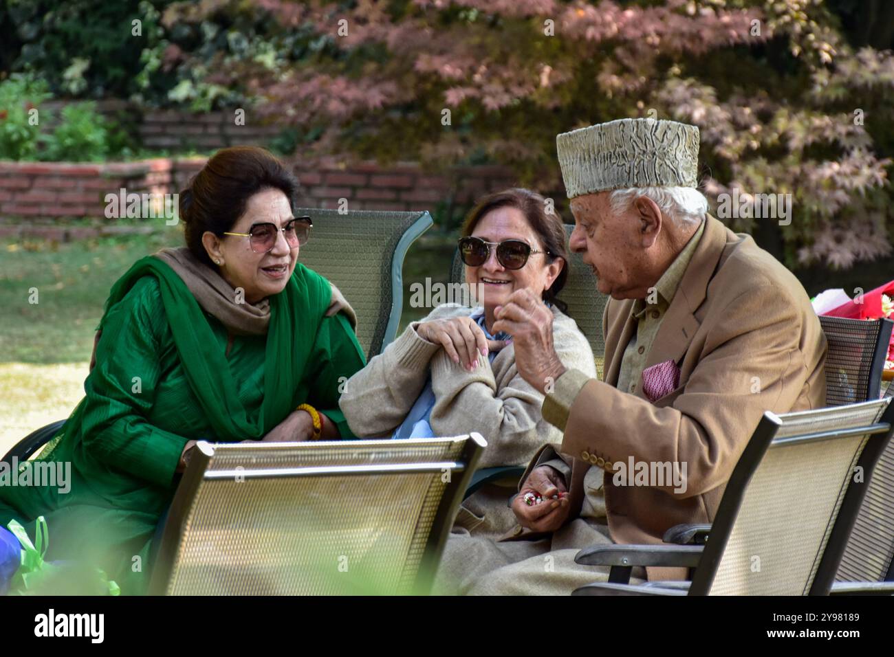 Srinagar, India. 09th Oct, 2024. President of Jammu & Kashmir National ...
