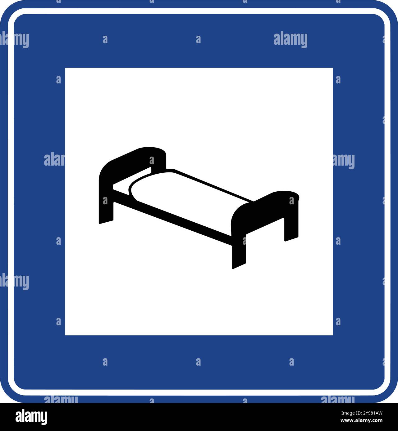 Hotel, Road signs in Turkey. Standard traffic signs on Turkish highways ...