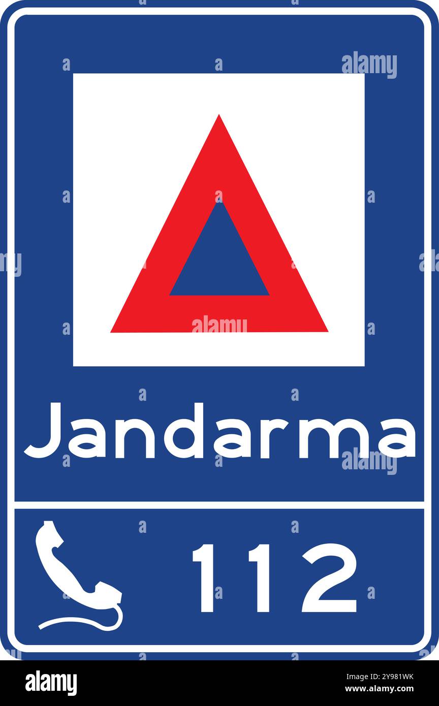 Gendarme, Road signs in Turkey. Standard traffic signs on Turkish ...