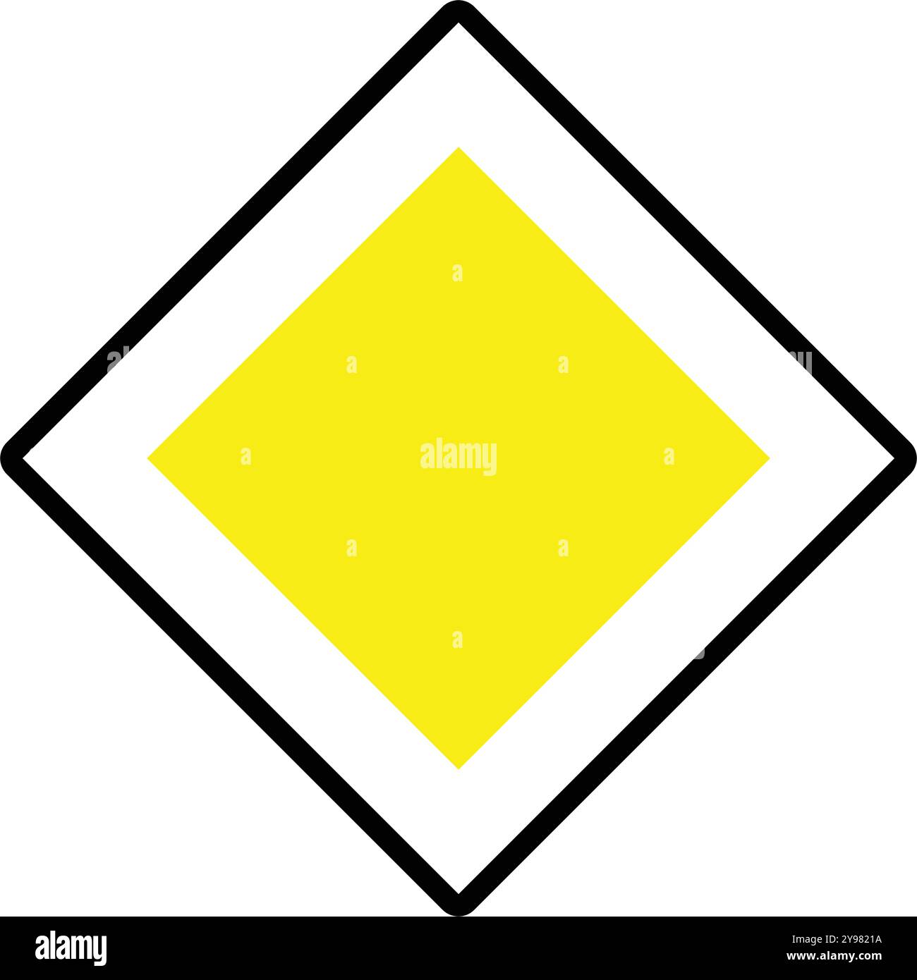 Priority road, Road signs in Turkey. Standard traffic signs on Turkish ...