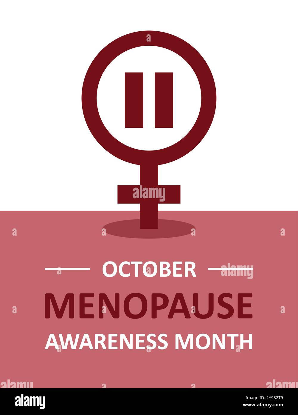 menopause awareness month female health concept vector illustration ...