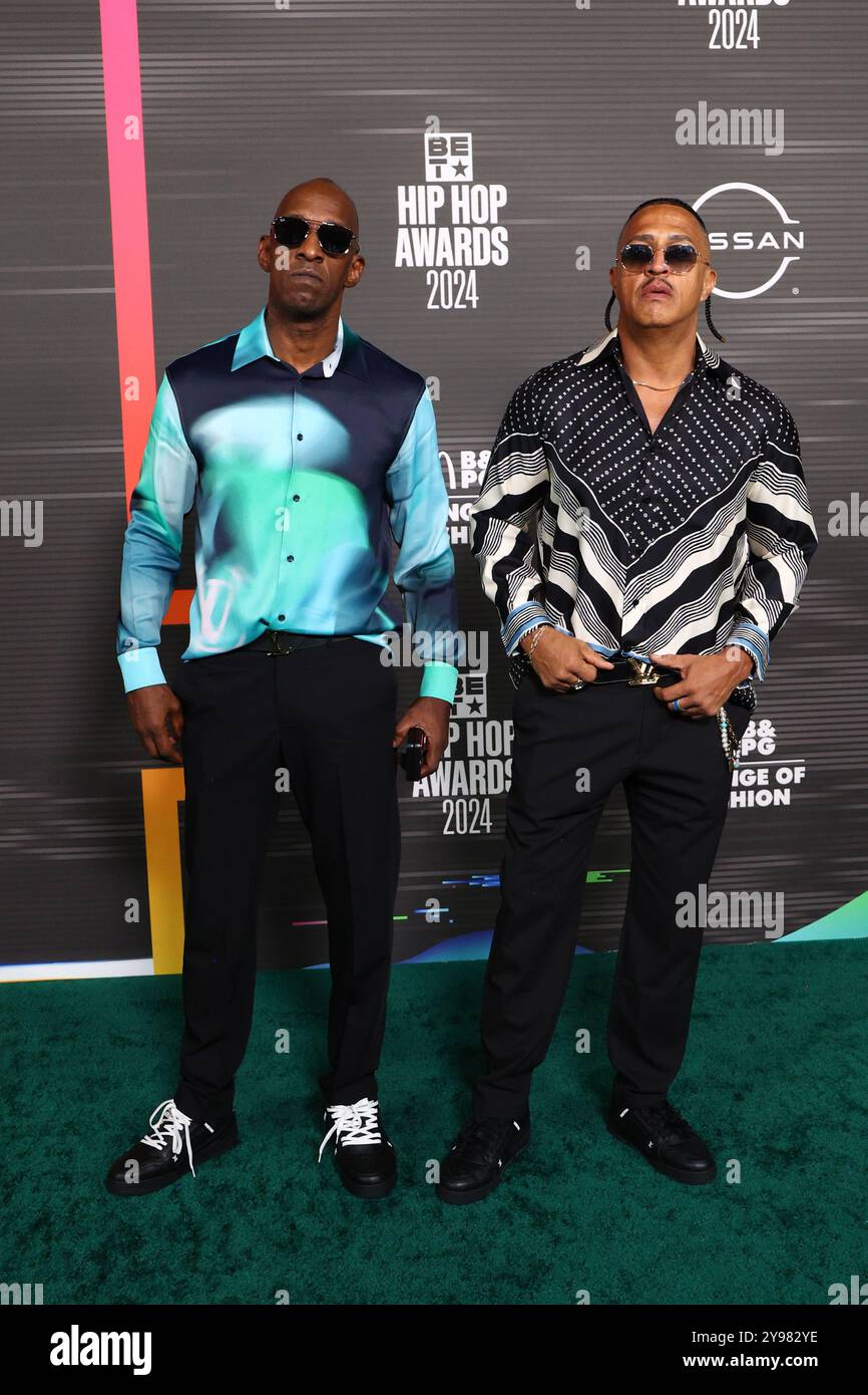 Las Vegas, United States. 08th Oct, 2024. Brazilian rap group Racionais ...