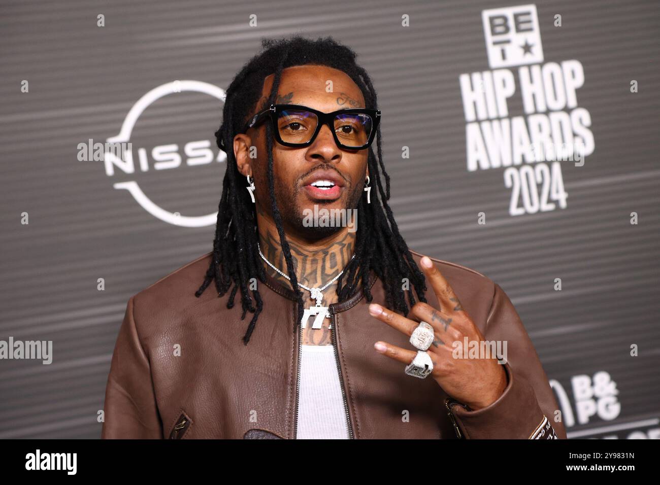 Las Vegas, United States. 08th Oct, 2024. Coca Vango arrives for the ...