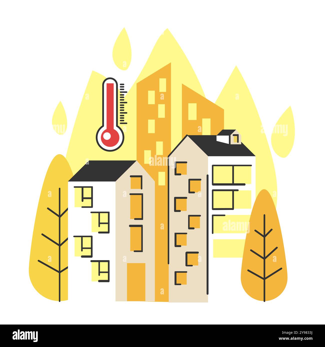 Global warming causing climate change and abnormal heat waves ...