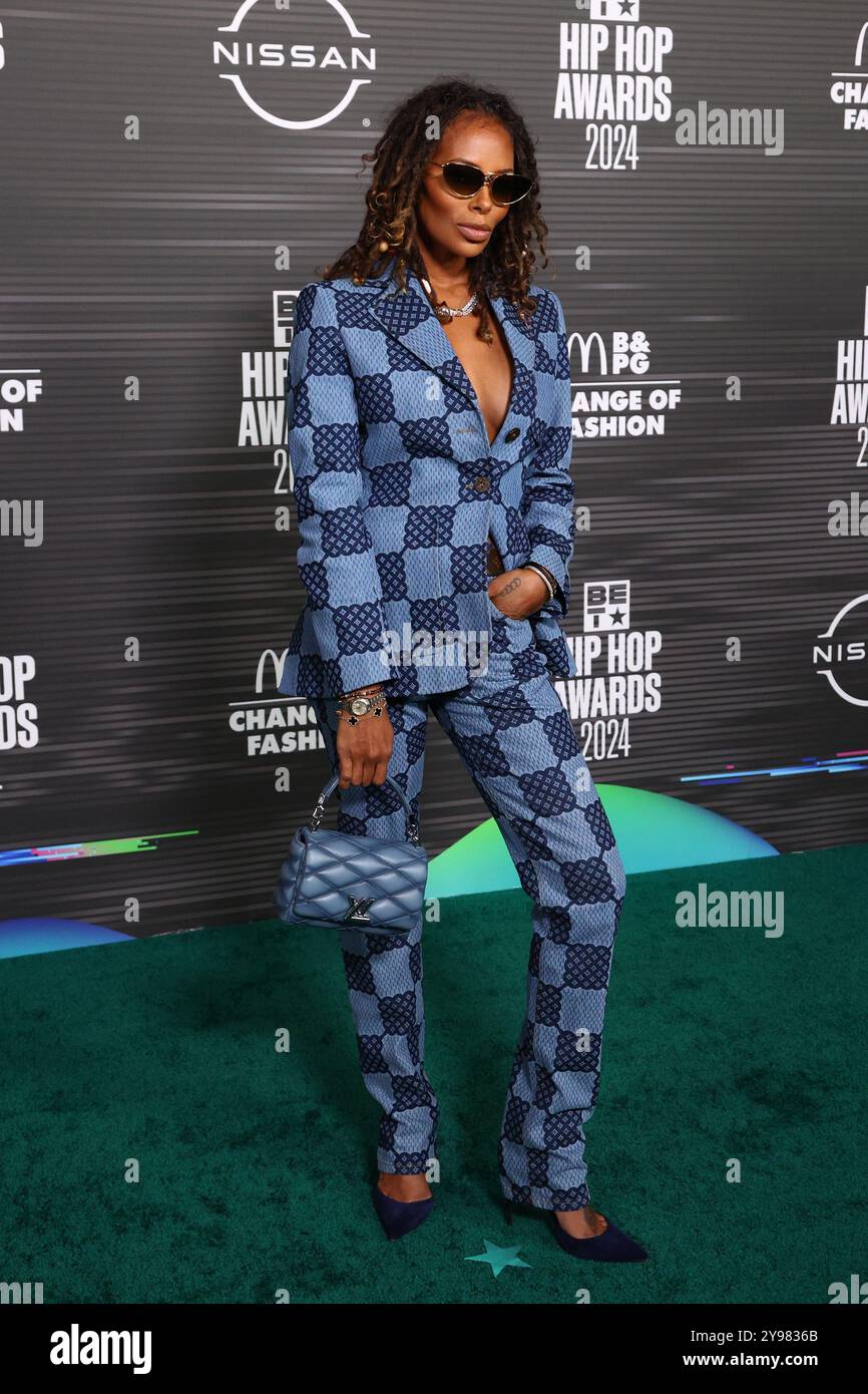 Las Vegas, United States. 08th Oct, 2024. Actress Eva Marcille arrives ...