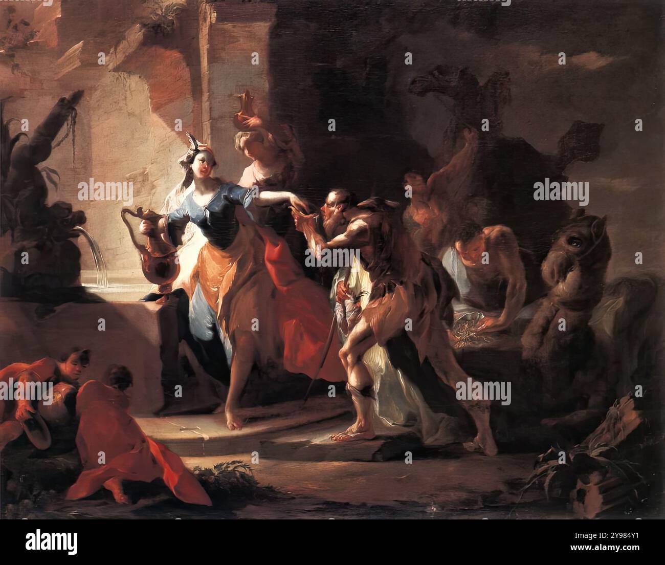 MAULBERTSCH, Franz Anton (b. 1724, Langenargen, d. 1796, Wien) Rebecca ...