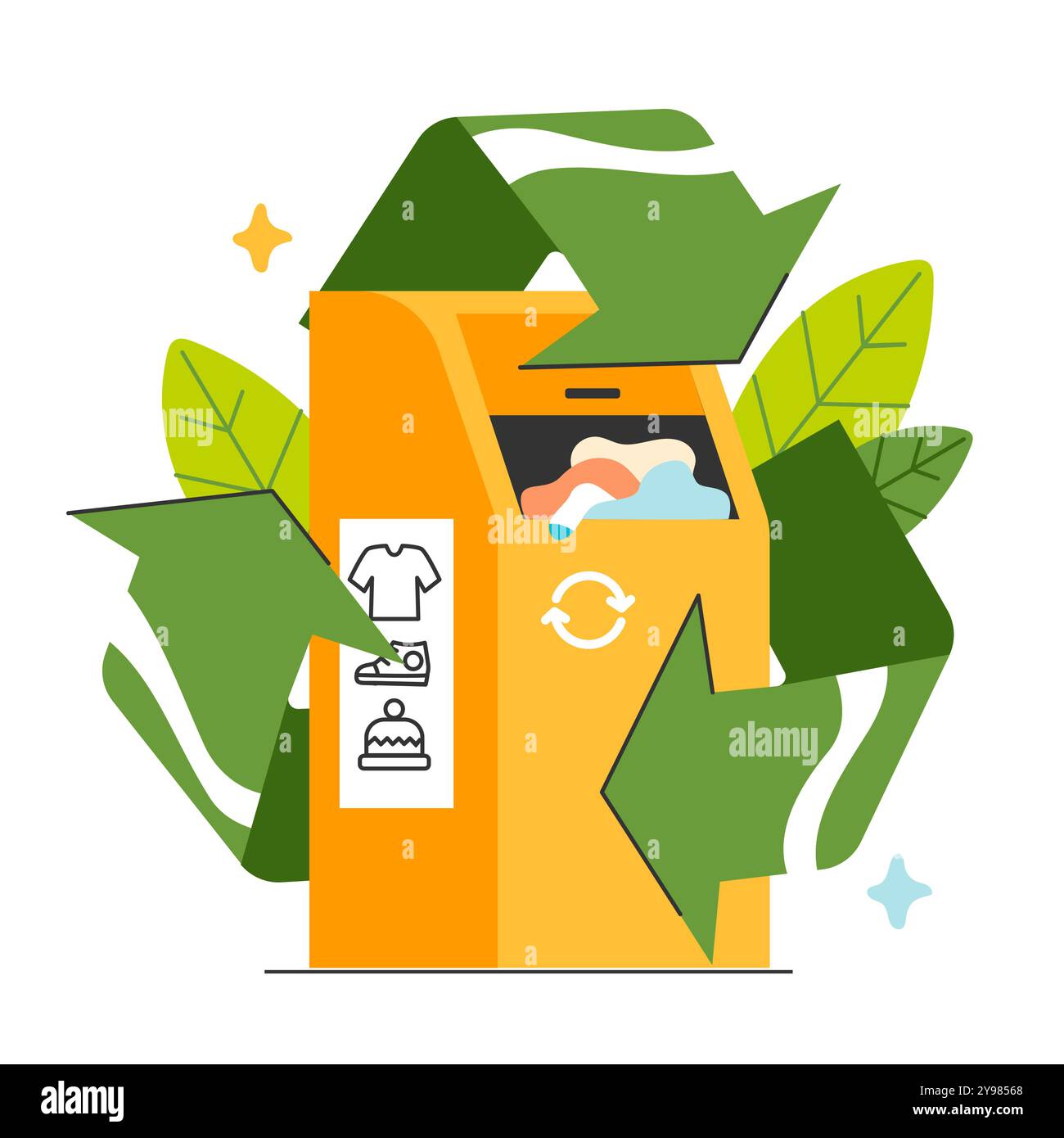 Zero waste and circular economy. Fabric recycling for reducing waste ...