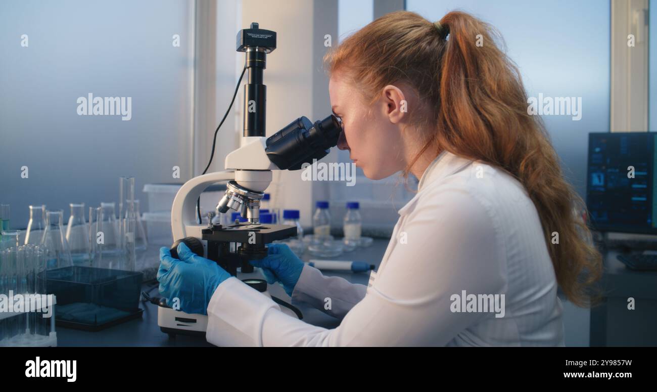 Dolly shot scientist in laboratory hi-res stock photography and images ...
