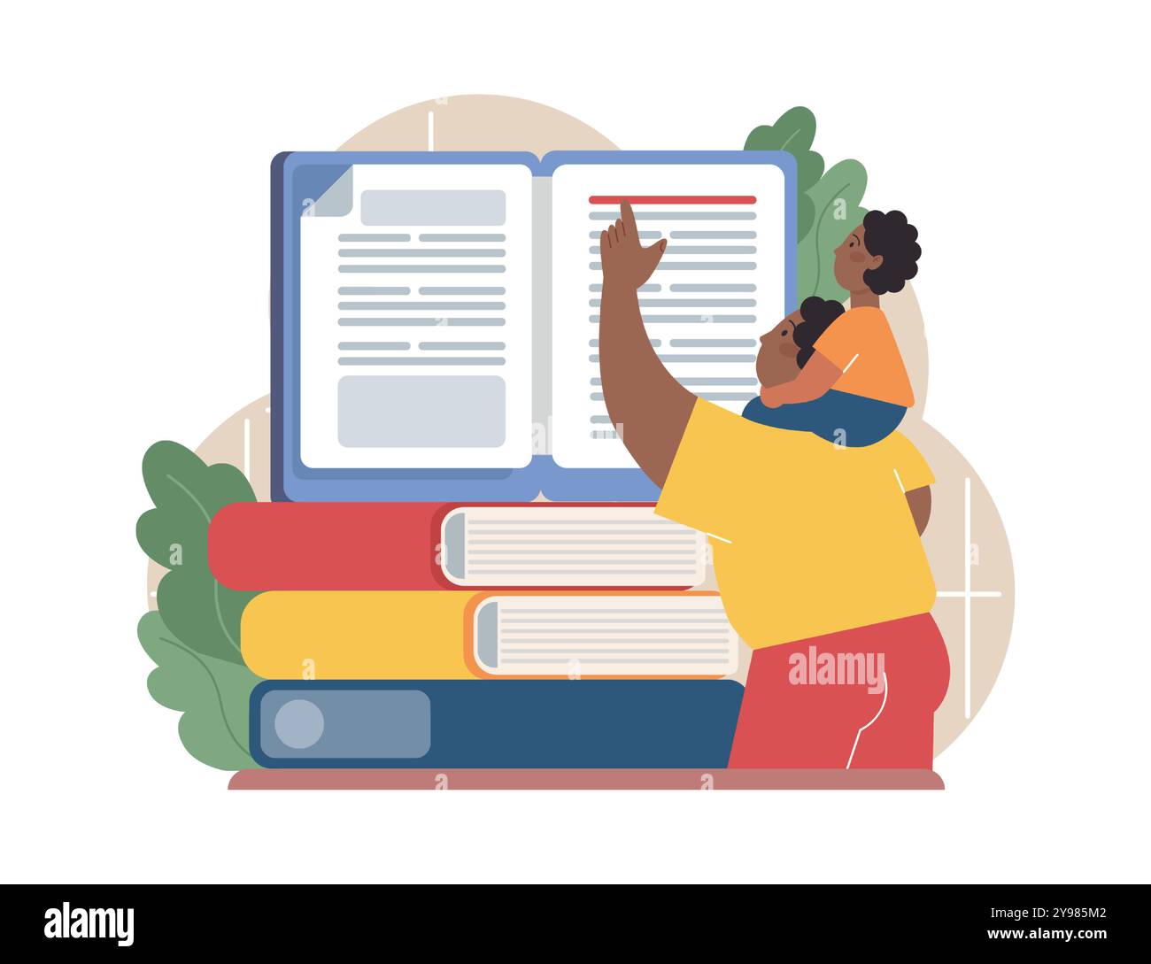 Joint parenting. Divorced spouses raising a child together. Dad and son ...