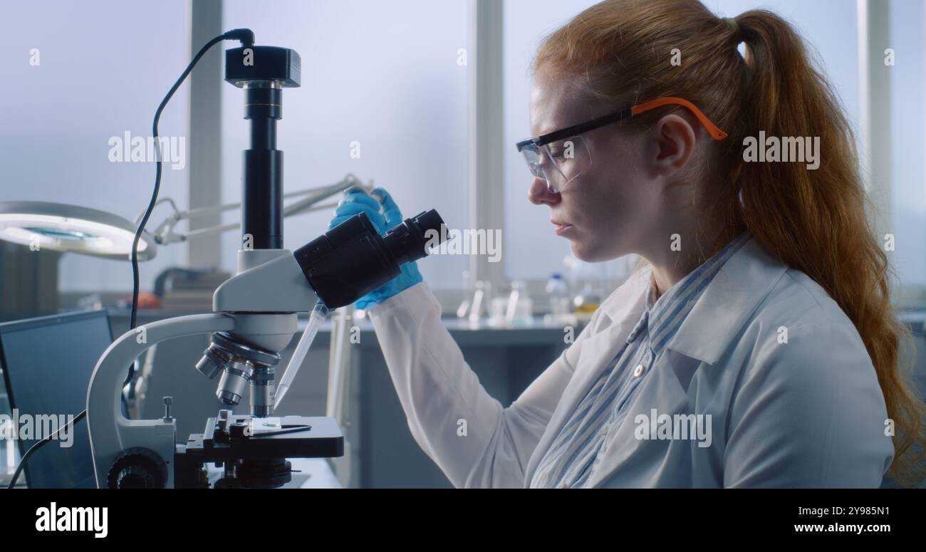 Woman uses laptop computer dolly hi-res stock photography and images ...