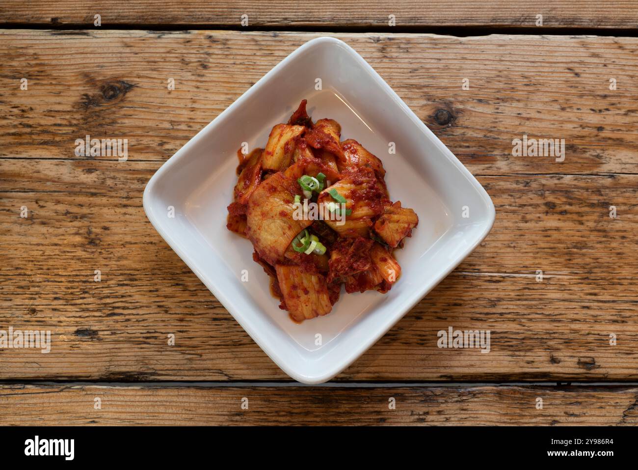 Kimchi traditional Korean style fermented salted vegetables Stock Photo ...