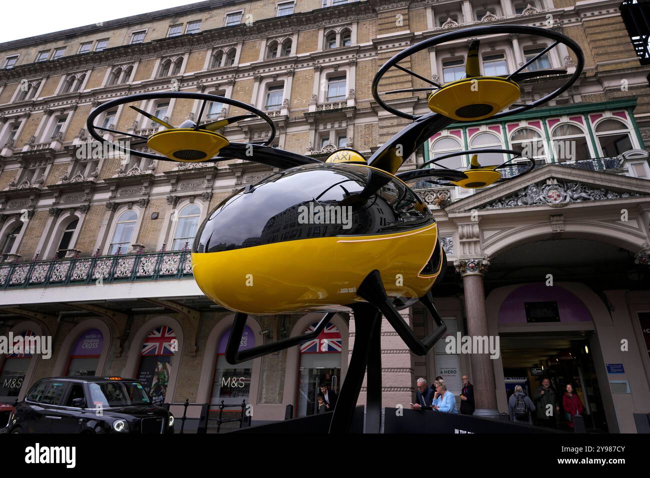 A prototype of a flying taxi, which is currently in development in the ...