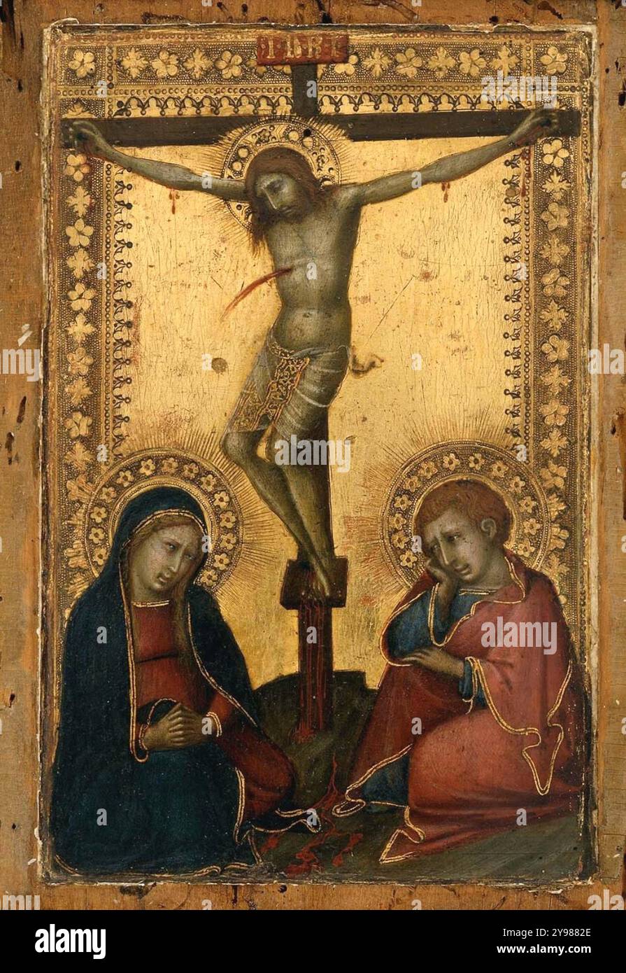 Crucified Christ with the Virgin and Saint John the Evangelist Boston Museum of Fine Arts Naddo ...