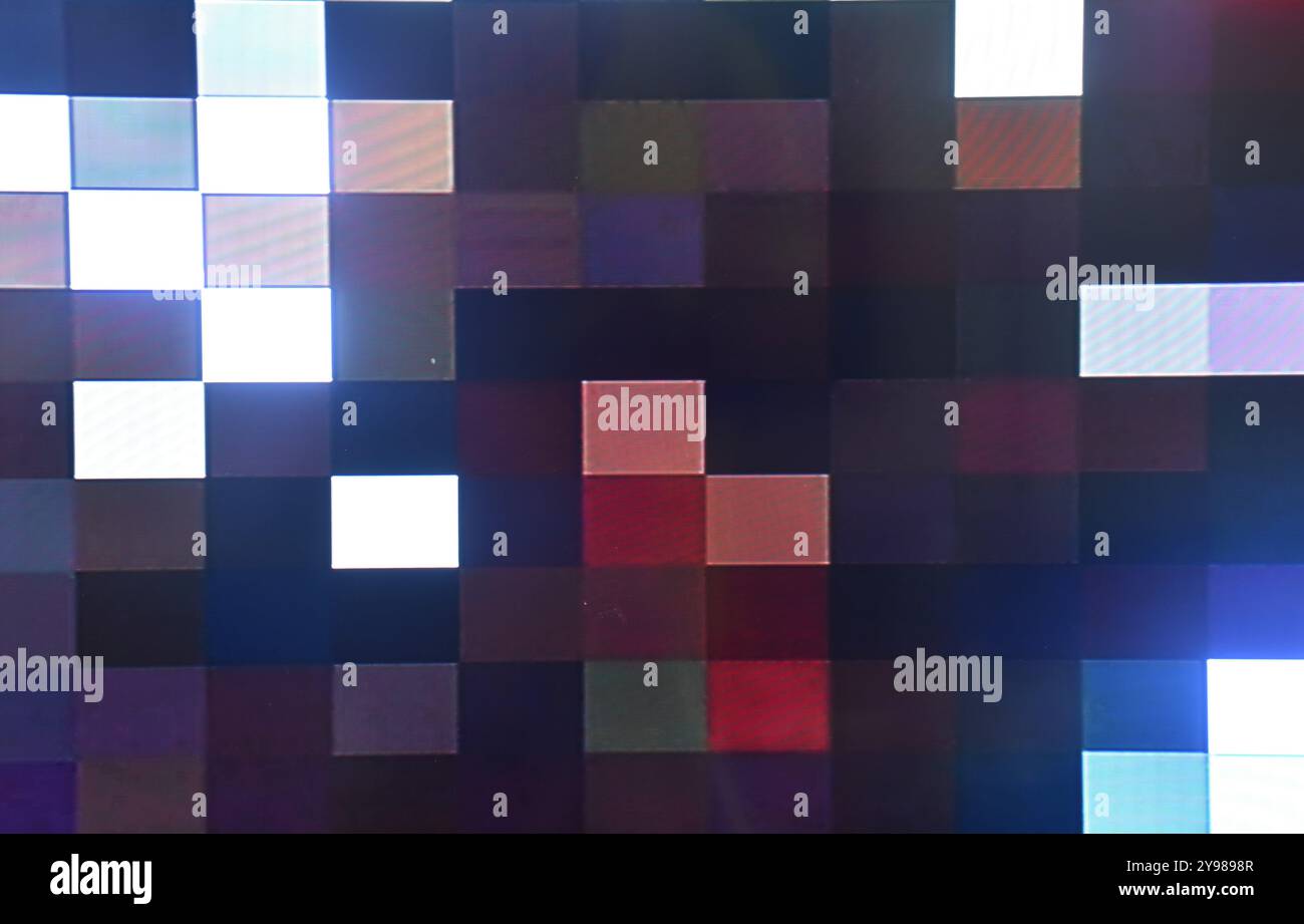 glitch on television screen without signal background and texture Stock ...