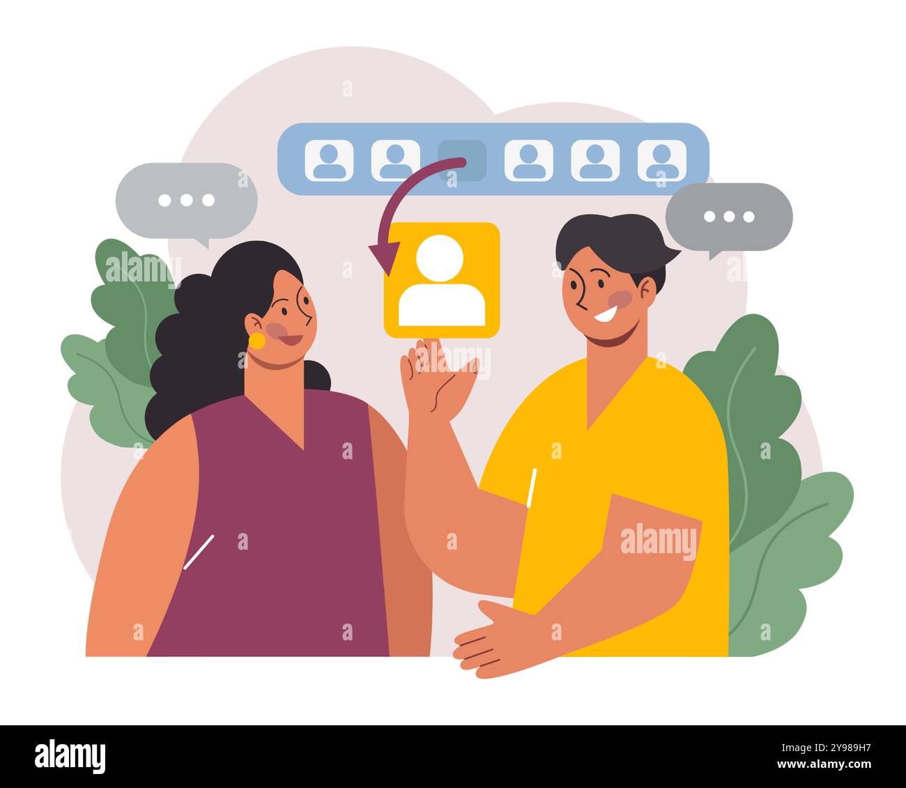 New customers search. Business development in a new targeted group of ...