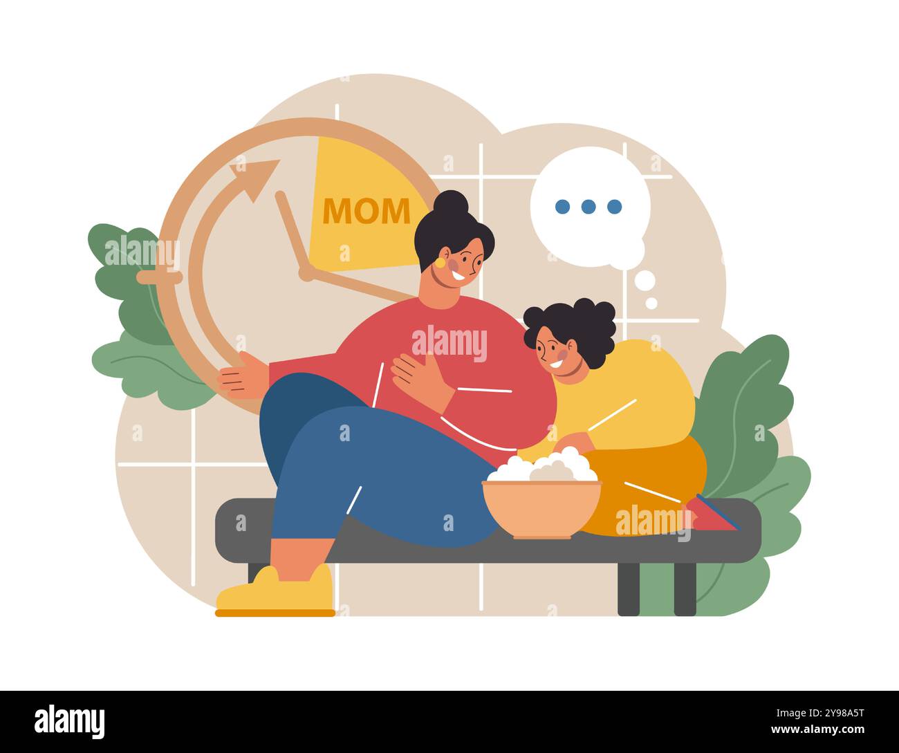 Joint parenting. Divorced spouses raising a child together. Kid ...