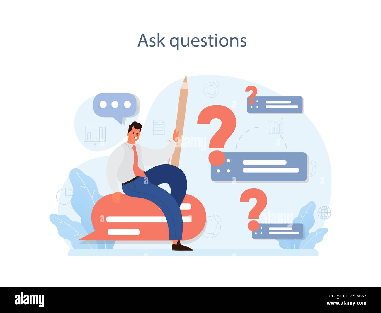 Ask questions to deal with judgement at work. Employee dealing with ...