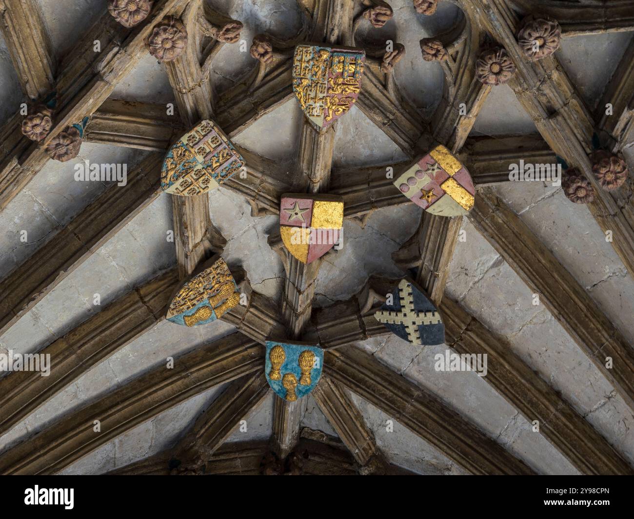 Canterbury cathedral ceiling england hi-res stock photography and ...