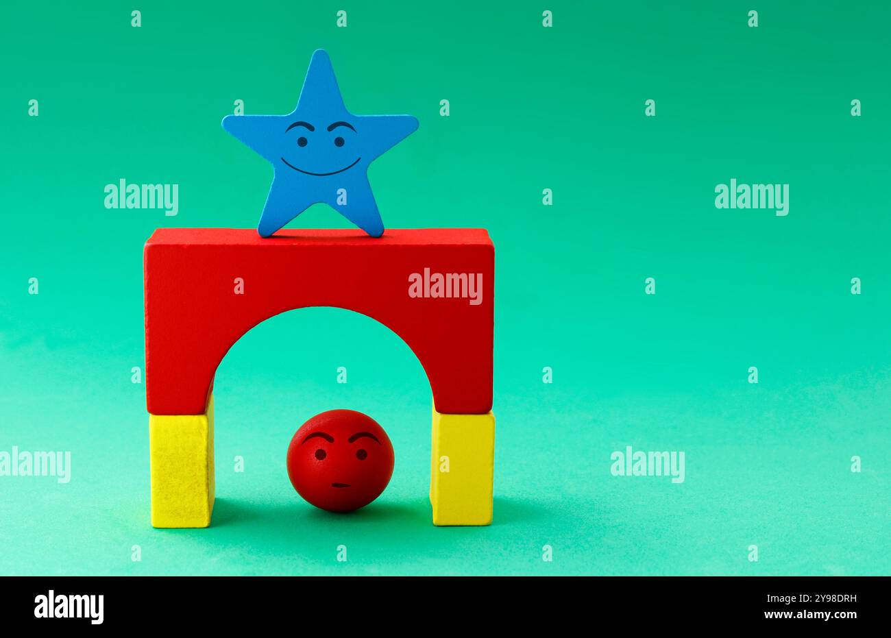 Star happy to achieve its goal and sphere hoping to reach its goal ...