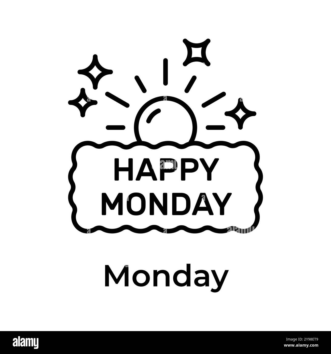 Good friday isolated icon Black and White Stock Photos & Images - Alamy