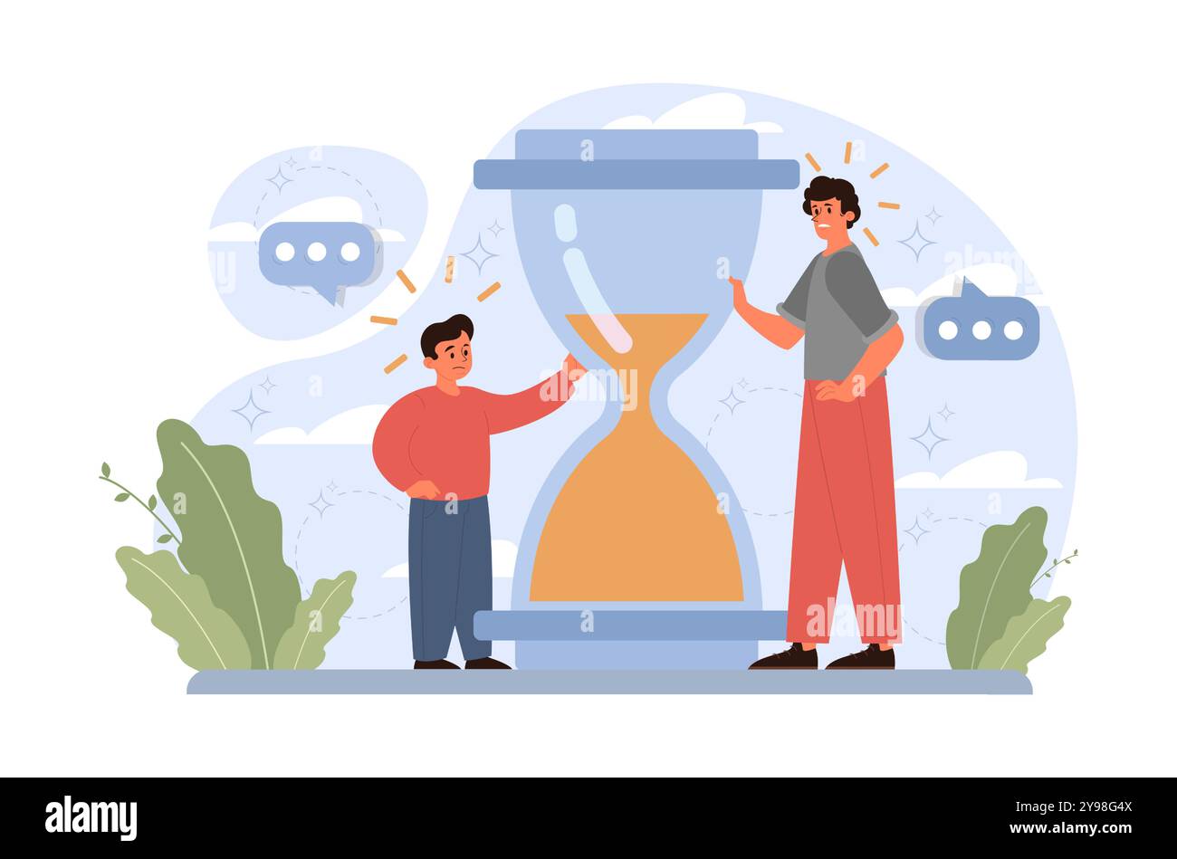 Joint parenting. Divorced spouses raising a child together. Kid ...