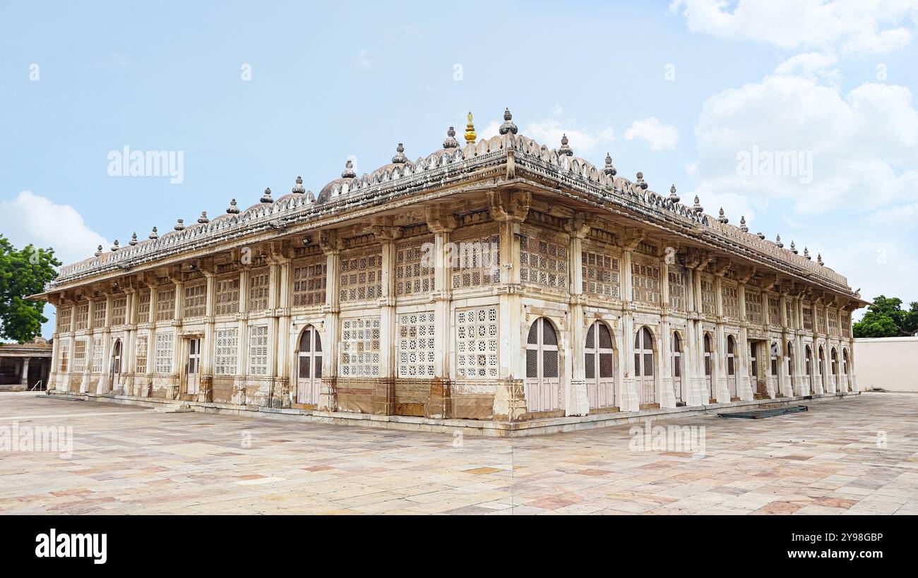 Wide view of Sarkhej Roza, the 15th-century center of Sufi saints ...