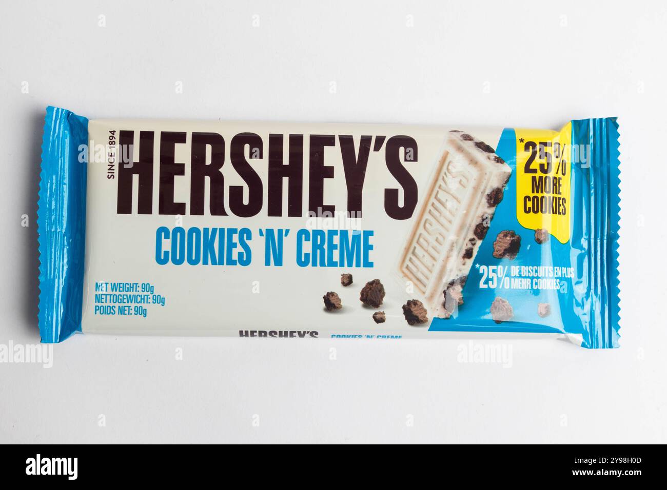 London, United Kingdom, 30th September 2024:- A view of the Harshey's confectionary Cookies 'N ...