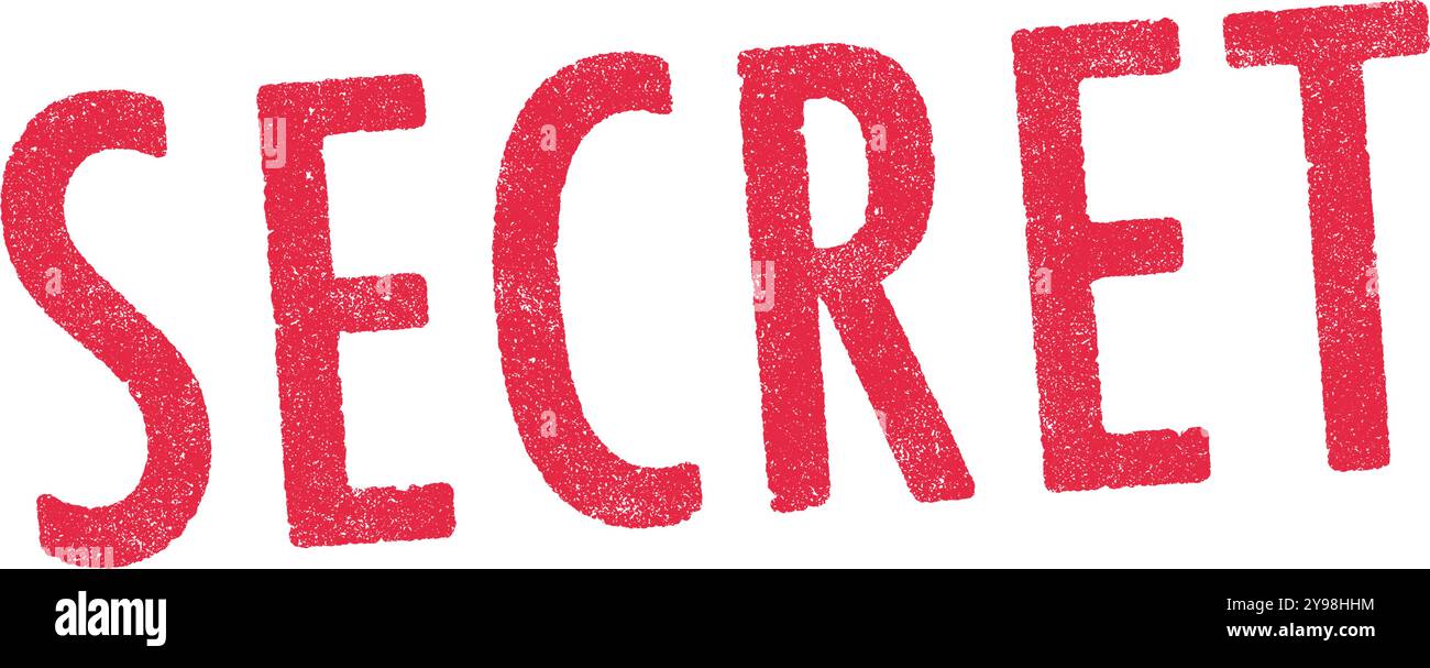 Vector illustration of the word Secret in red ink stamp Stock Vector Image & Art - Alamy