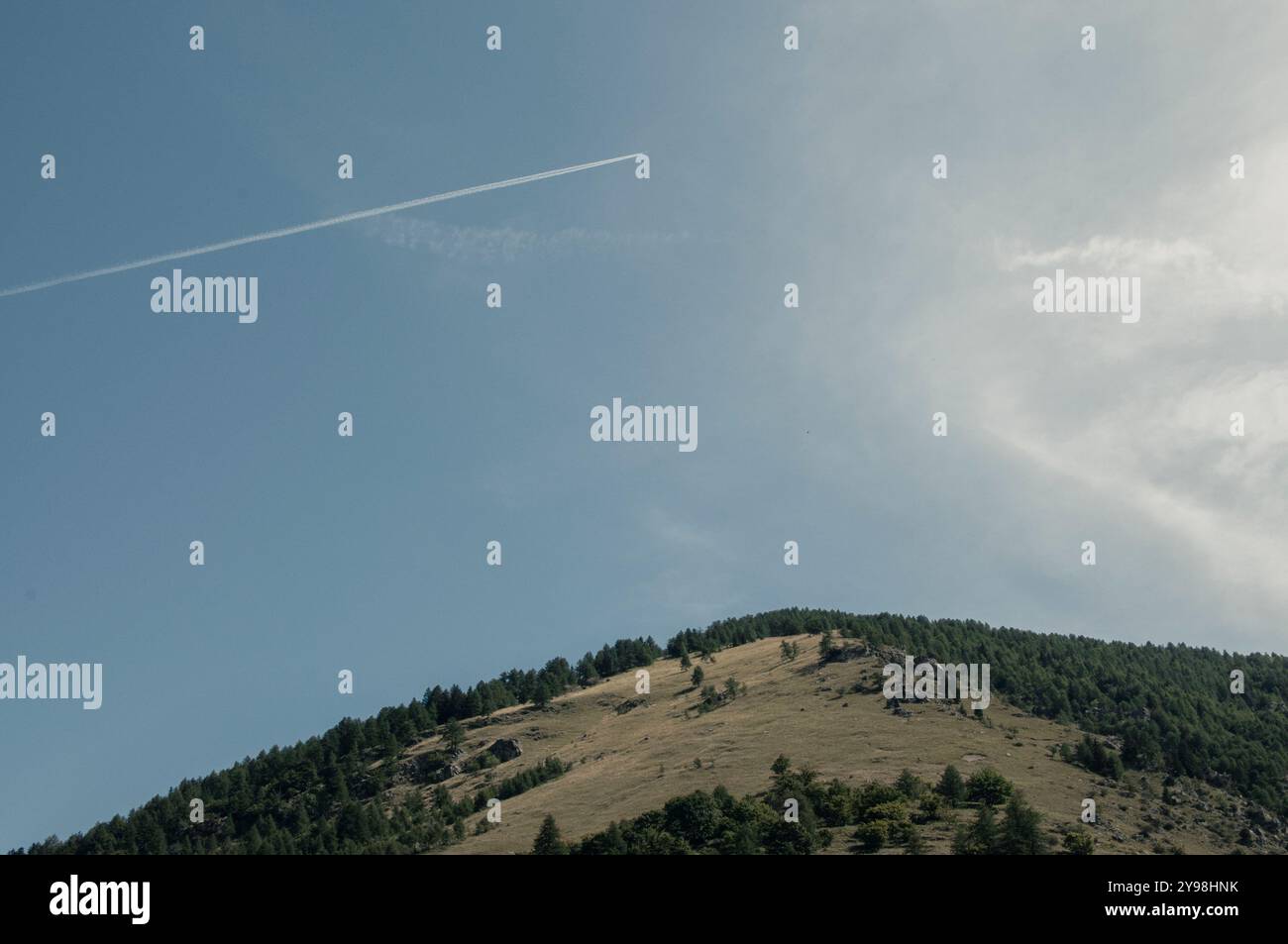 Panorama with clear sky and nature in the Maritime Alps Stock Photo - Alamy
