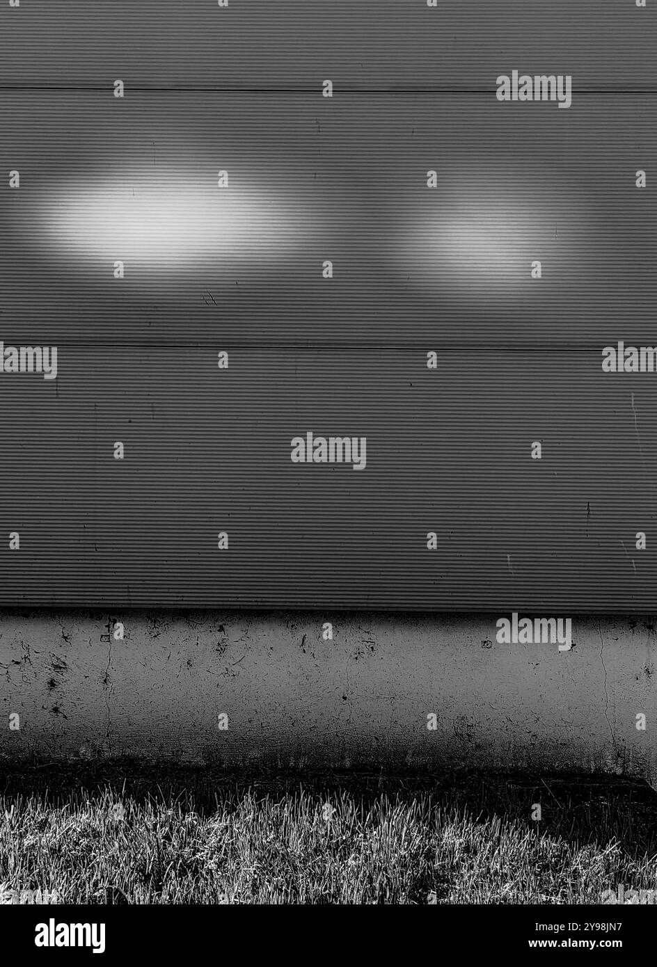 Abstract Eyes on the Gray Wall: A Face Without Features Stock Photo - Alamy