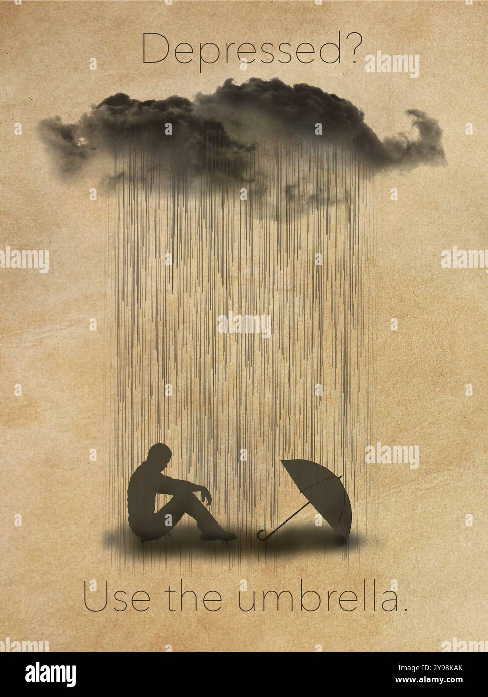 Depression poster hi-res stock photography and images - Alamy