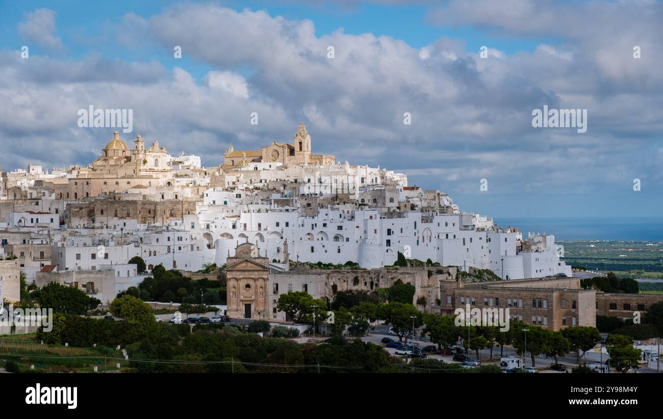 Wander through the picturesque streets of Ostuni, where whitewashed ...