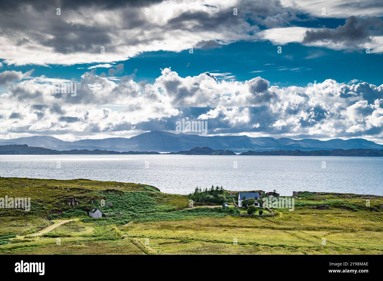 View of Inner Sound near Applecross, Scottish Highlands Stock Photo - Alamy