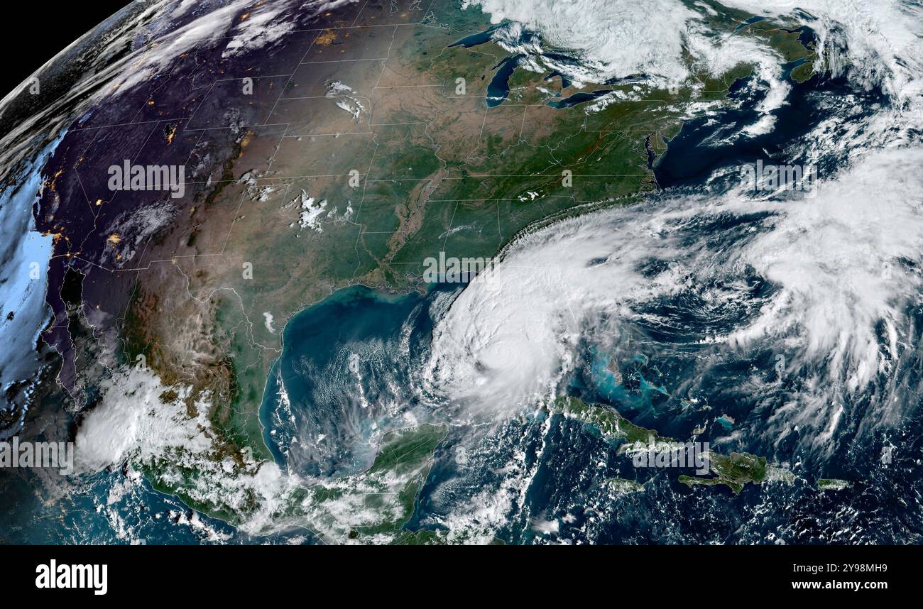 Gulf of Mexico, United States. 09th Oct, 2024. Daylight view of ...