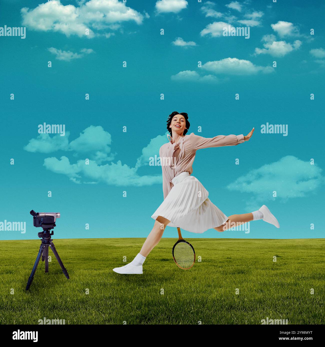 Badminton training video hi-res stock photography and images - Alamy