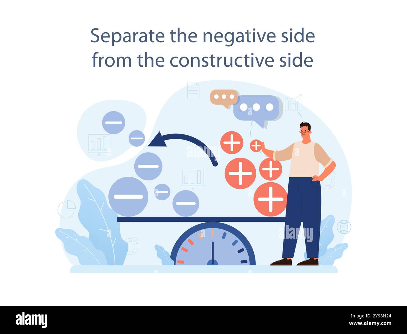 Separate negative aspects from positive part to deal with judgement at ...