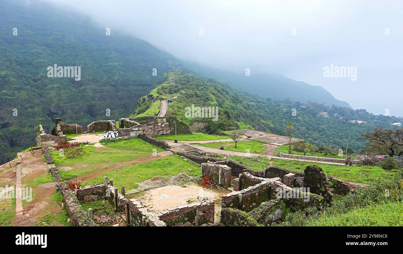 Ruined fort view of King Patai, 14th-century Rajput king Jaysingh ...