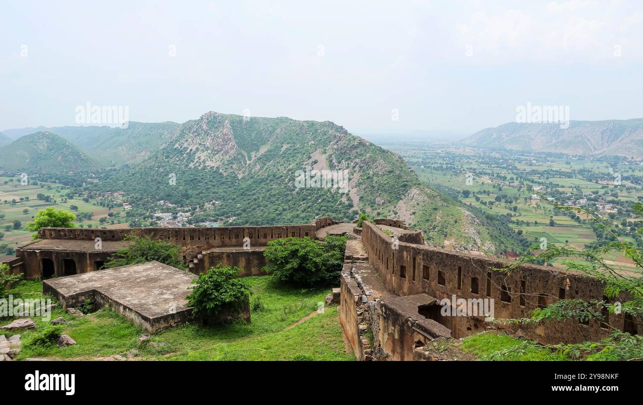 View of the ruined palace of Pratapgadh Fort, a 15th-century fort built ...
