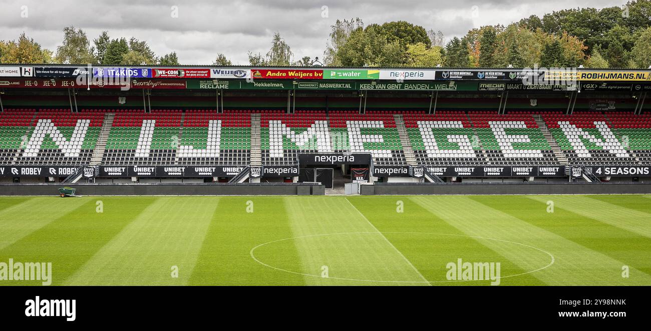 NIJMEGEN, Goffert stadium, NEC Frans Hendriks, sonsor of the century ...