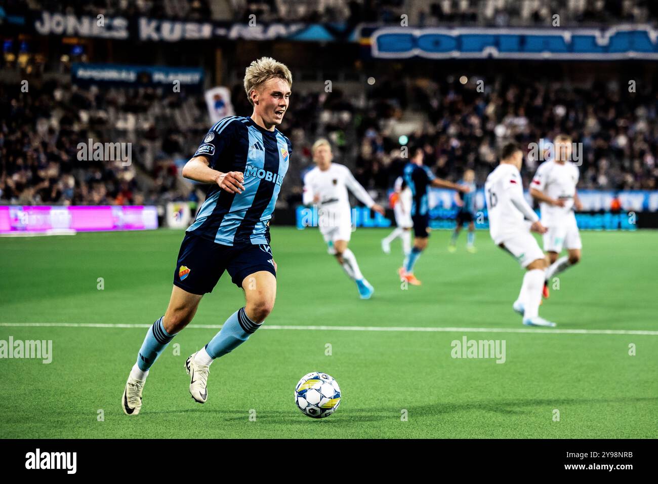 Stockholm, Sweden. 25th, September 2024. Santeri Haarala of Djurgaarden ...