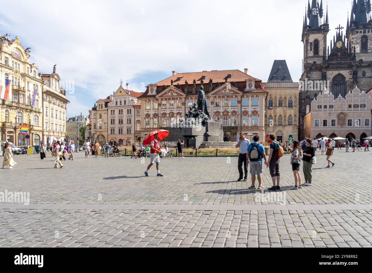 Old Town Square in Prague, Czech Republic Stock Photo - Alamy