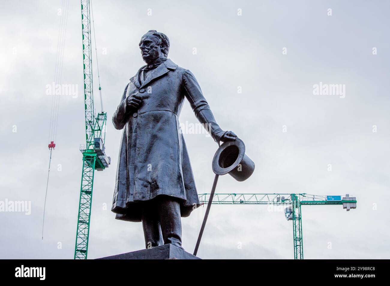 Statue of James Oswald MP, one of the first MPs in the reformed ...