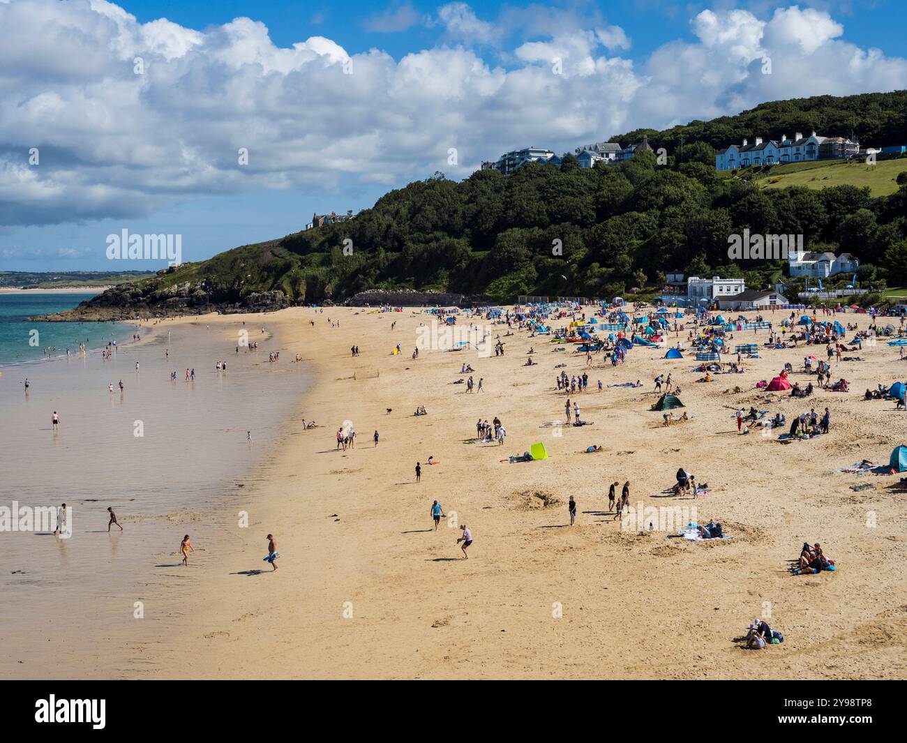 Porthminster Beach, Sandy Beach, St Ives, Cornwall, England, UK, GB ...