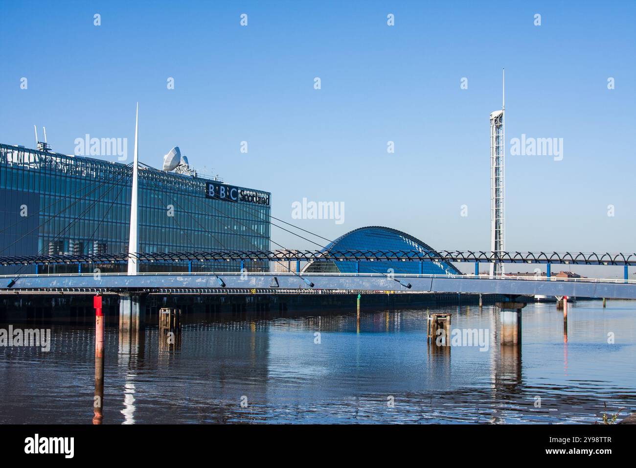 The Glasgow Tower 417 ft rotating observation platform, the Science ...
