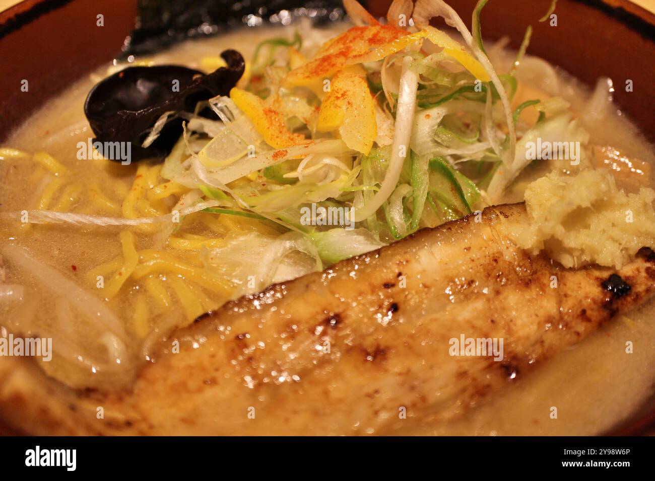 Sapporo style miso ramen in Tokyo, Japan Stock Photo - Alamy